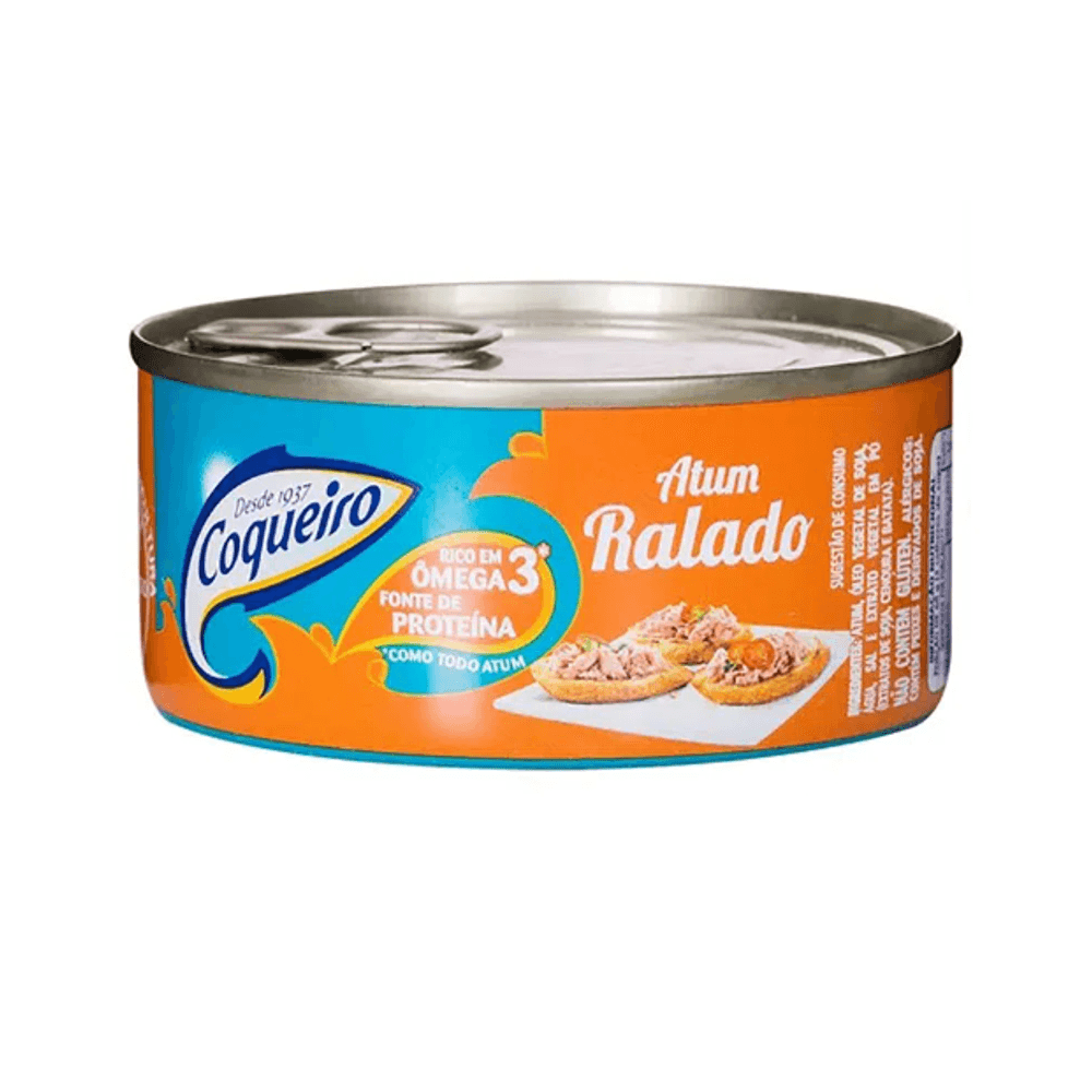 Atum Coqueiro/88 Ralado em Óleo 170G (24UNID) - QualyCestas